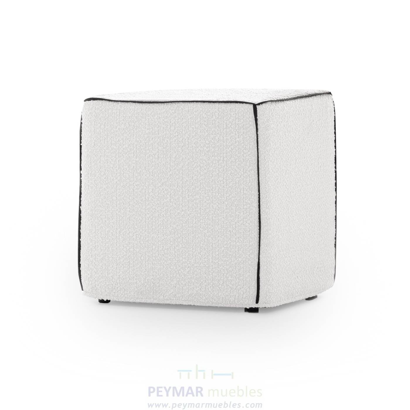 Pouf Tapizado Cubo · Dormitorios Tapizado