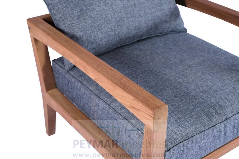 Sillón Madera Teca Roxas · Jardín/Terraza Madera